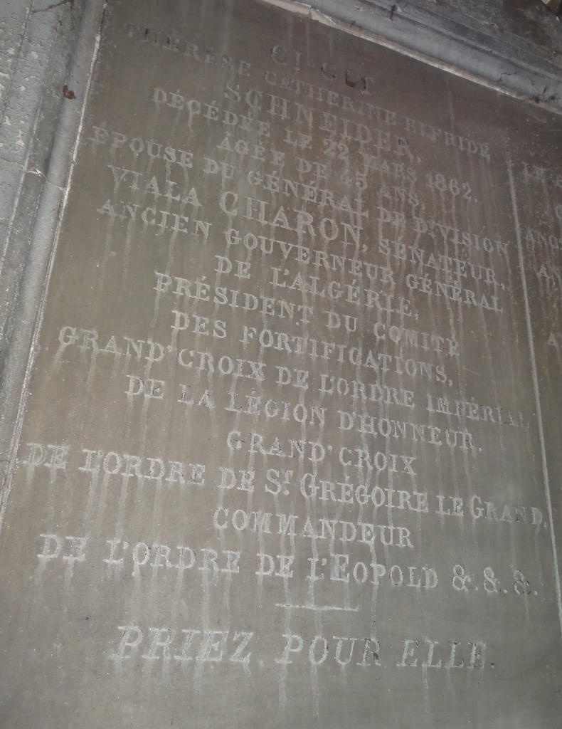 Cimetière du Père Lachaise - APPL - SCHNEIDER Antoine Virgile, baron ...