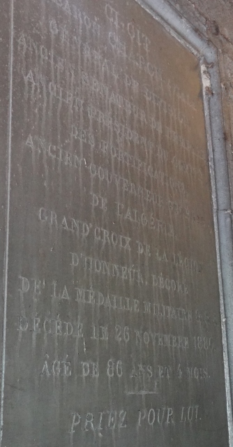 Cimetière du Père Lachaise - APPL - CHARON Viala, baron (1794-1880)