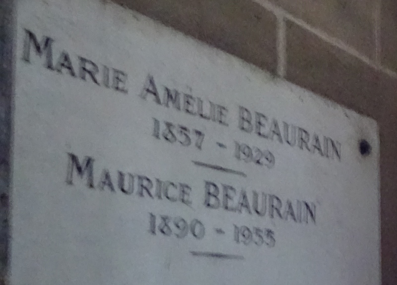 Cimetière du Père Lachaise - APPL - BEAURAIN Fernand (1848-1900)