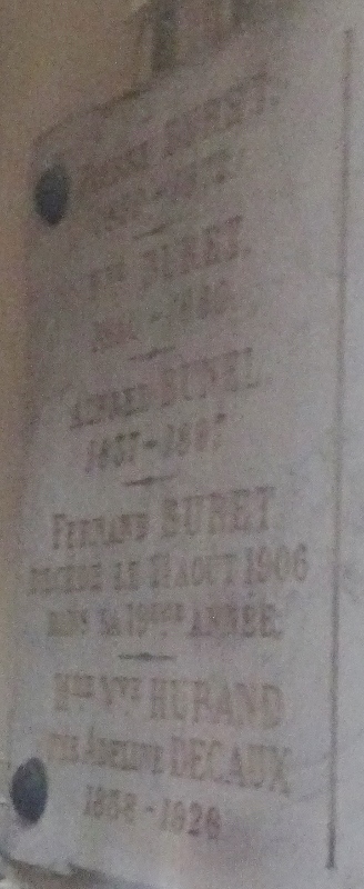 Cimetière du Père Lachaise - APPL - HURAND Louis Stanislas (1827-1897)