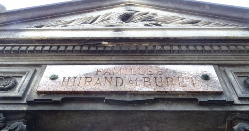 Cimetière du Père Lachaise - APPL - HURAND Louis Stanislas (1827-1897)