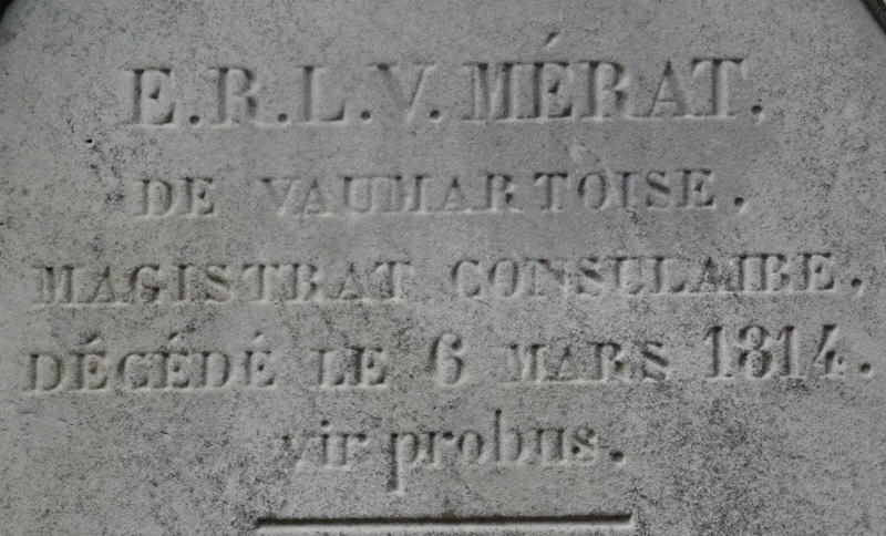 Cimetière du Père Lachaise - APPL - MERAT François Victor (1780-1851)