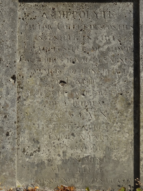 Cimetière du Père Lachaise - APPL - COLLET DESCOSTILS Hippolyte Victor ...