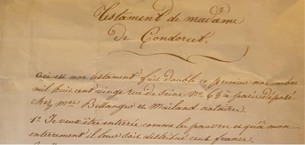 Cimetière du Père Lachaise - APPL - CONDORCET, Sophie de GROUCHY ...