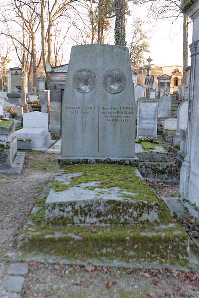 Cimetière du Père Lachaise - APPL - CUNEO Bernard (1873-1944)