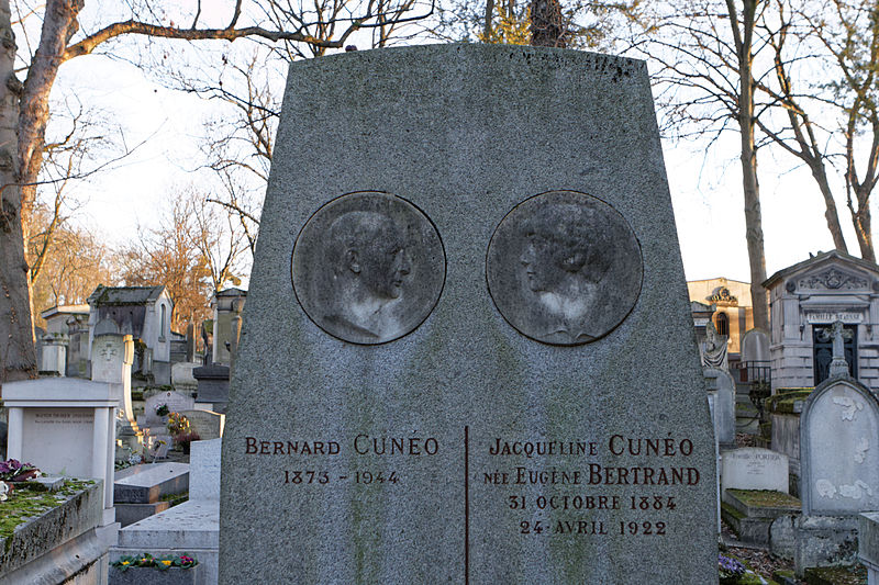 Cimetière du Père Lachaise - APPL - CUNEO Bernard (1873-1944)