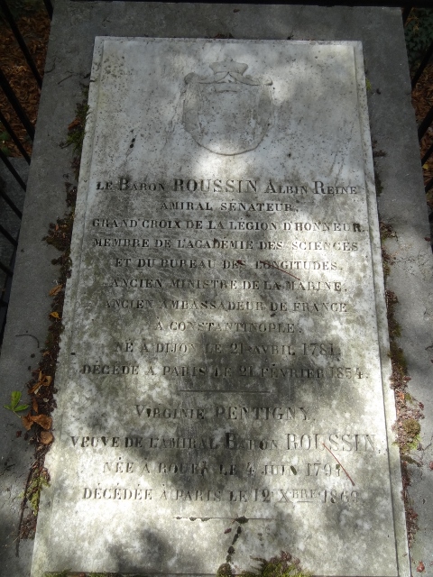 Cimetière du Père Lachaise - APPL - ROUSSIN Albin Reine, baron (1781-1854)