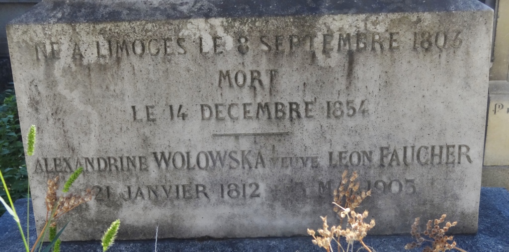 Cimetière du Père Lachaise - APPL - FAUCHER Léon (1803-1864)