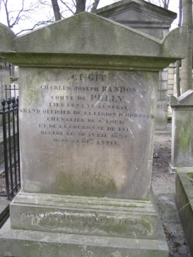 Cimetière du Père Lachaise - APPL - RANDON Charles Joseph, comte de ...