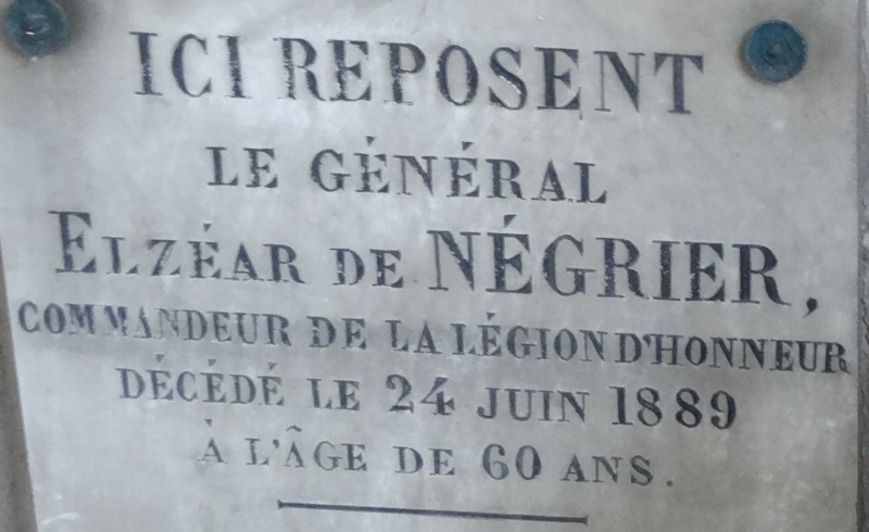 Cimetière du Père Lachaise - APPL - NEGRIER Ernest de (1799-1892)