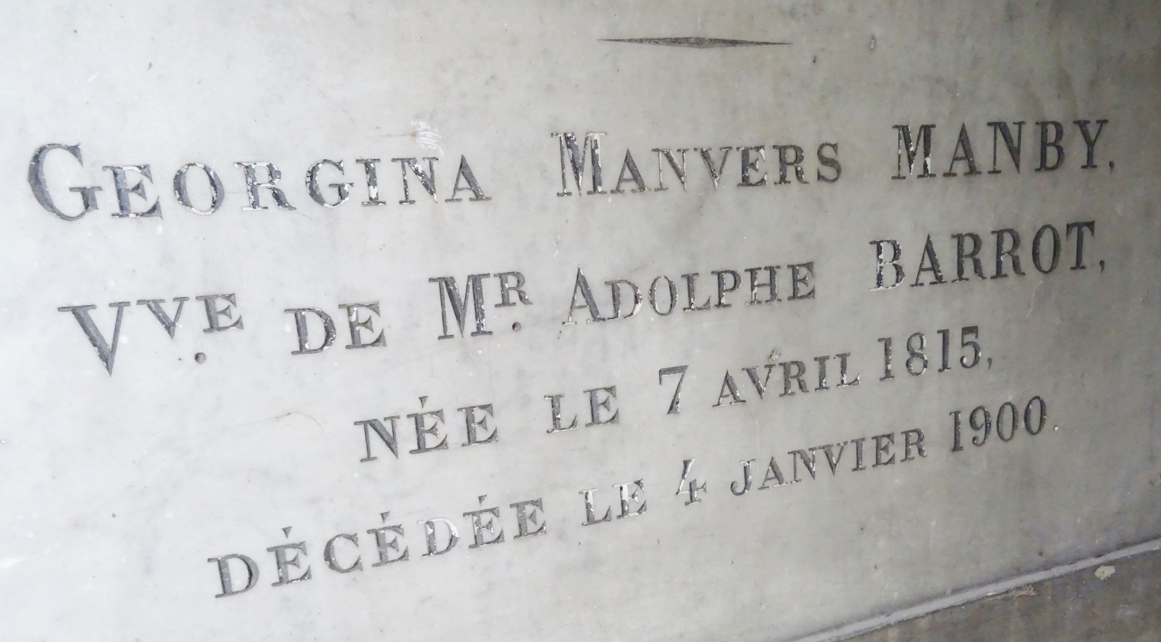 Cimetière du Père Lachaise - APPL - BARROT Théodore Adolphe (1803-1870)