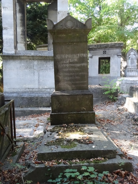 Cimetière du Père Lachaise - APPL - COCHRANE Alexander Inglis, sir ...