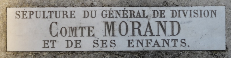 Cimetière du Père Lachaise - APPL - MORAND Charles Antoine, comte (1771 ...