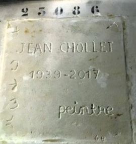 Cimetière du Père Lachaise - APPL - CHOLLET Jean (1939-2017)