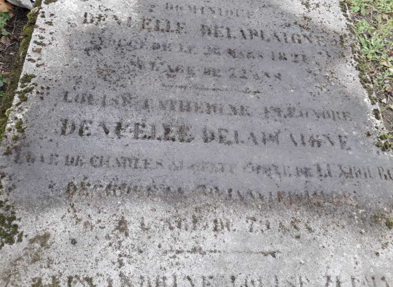 Cimetière du Père Lachaise - APPL - DENUELLE DELAPLAIGNE Louise ...