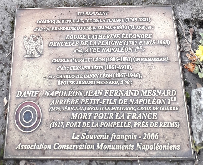 Cimetière du Père Lachaise - APPL - DENUELLE DELAPLAIGNE Louise ...