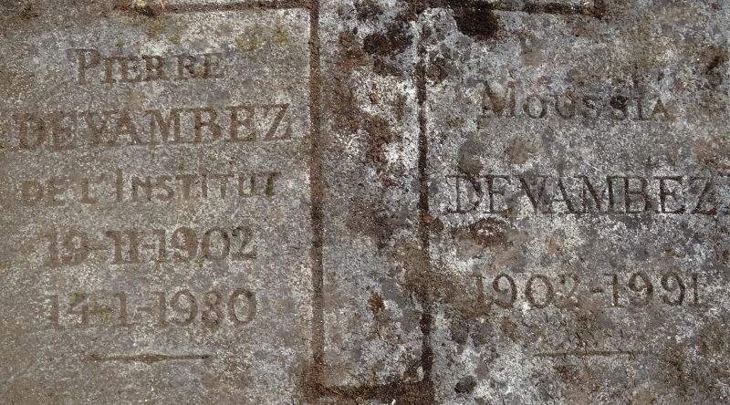 Cimetière du Père Lachaise - APPL - DEVAMBEZ Edouard (1844-1923)