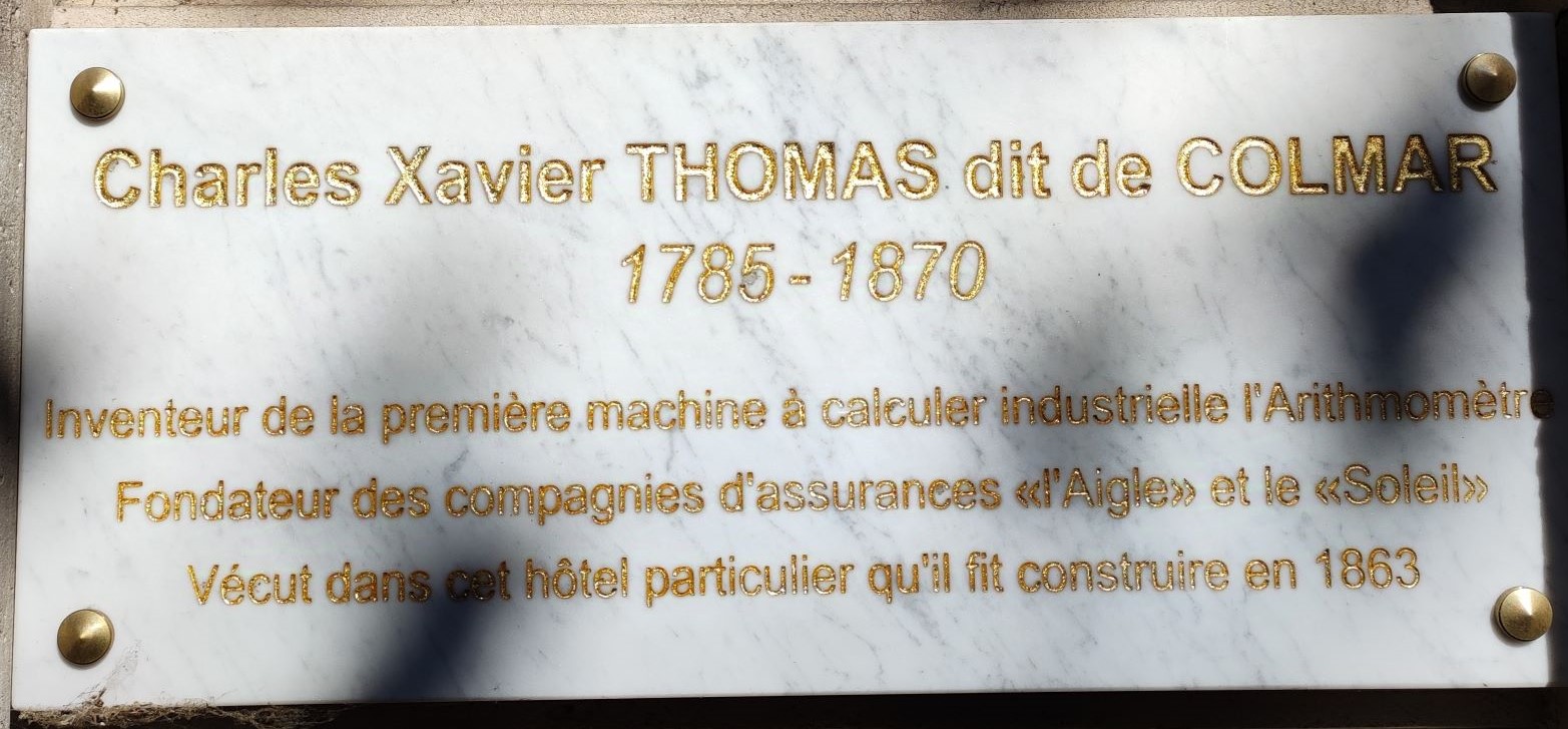 Cimetière du Père Lachaise - APPL - THOMAS de COLMAR, Charles Xavier ...