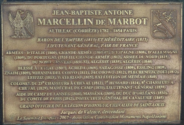 Cimetière du Père Lachaise - APPL - MARBOT Jean Baptiste Antoine ...