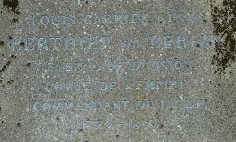 BERTHIER de BERLUY Louis Gabriel César, comte (1765-1819) - APPL