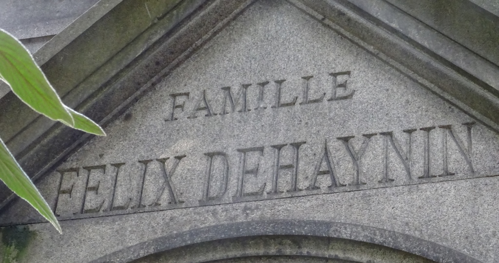 Cimetière du Père Lachaise - APPL - DEHAYNIN Camille Félix (1822-1895)