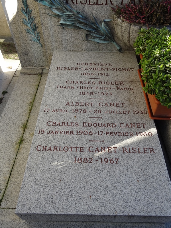 Cimetière du Père Lachaise - APPL - CANET Albert (1878-1930)