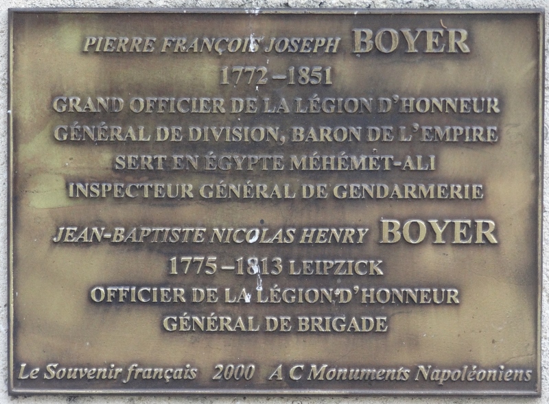 BOYER Jean-Baptiste Nicolas Henri, chevalier (1775-1813) - APPL