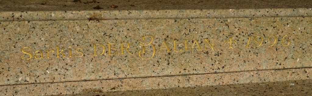 Cimetière du Père Lachaise - APPL - DER-BALIAN Sarkis (x-1996)