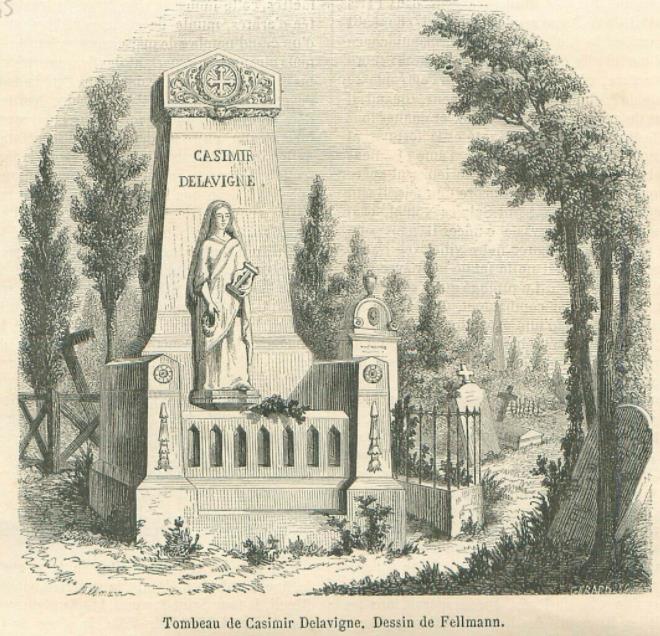 Cimetière du Père Lachaise - APPL - DELAVIGNE Jean François Casimir ...