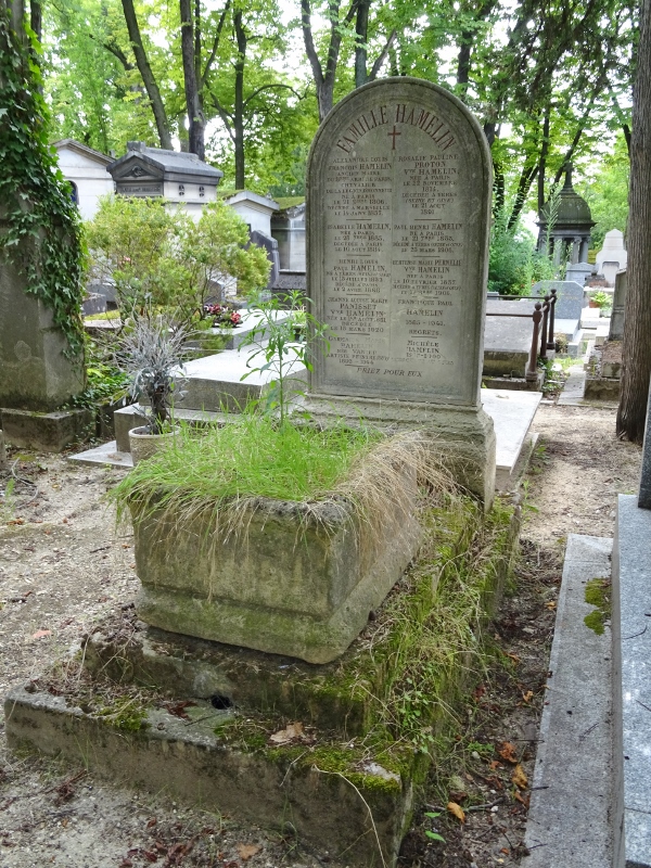 Cimetière du Père Lachaise - APPL - HAMELIN Alexandre Louis François ...