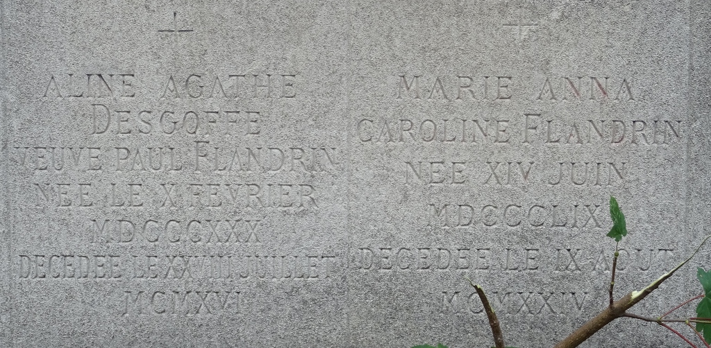 Cimetière du Père Lachaise - APPL - DESGOFFE Alexandre (1805-1882)