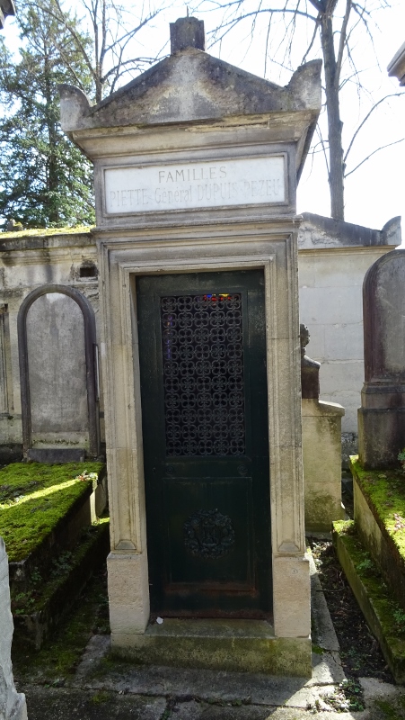 Cimetière du Père Lachaise - APPL - PIETTE Marie Louis Valentin (1803-1862)