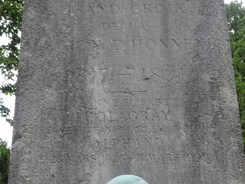 Cimetière du Père Lachaise - APPL - ALPHAND Jean-Charles Adolphe (1817 ...