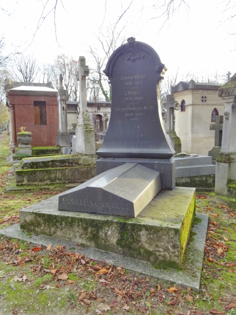 Cimetière du Père Lachaise - APPL - RUEL Xavier François (1822-1900)