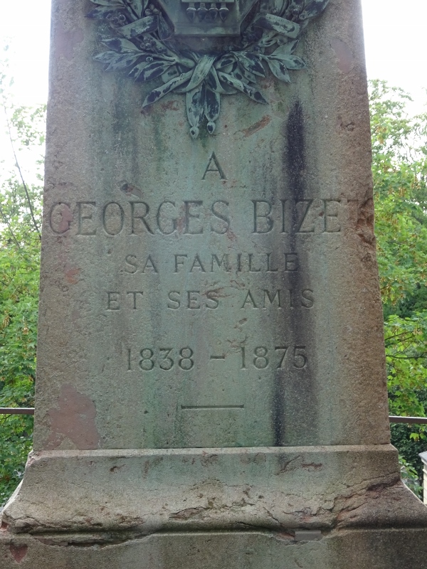 Cimetière du Père Lachaise - APPL - BIZET Georges (1838-1875)