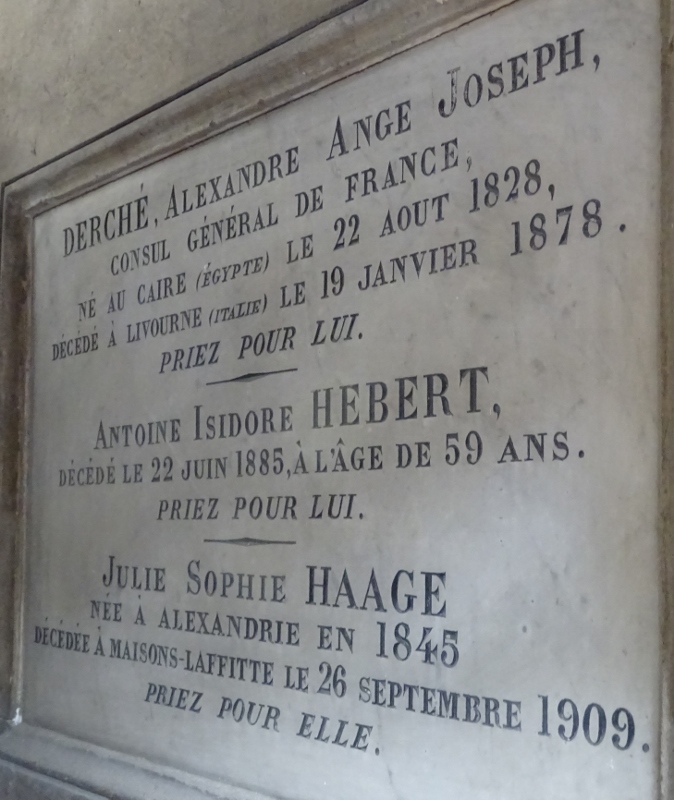 Cimetière du Père Lachaise - APPL - HAAGE-BEY Gustave Adolphe (1806-1874)
