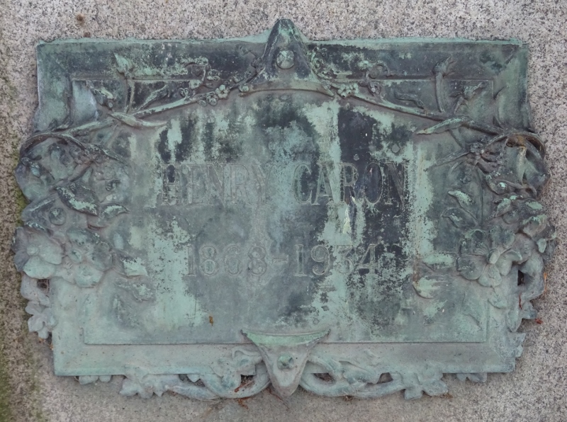 Cimetière du Père Lachaise - APPL - CARON Blanche, née FOUCHARD (1861-1914)