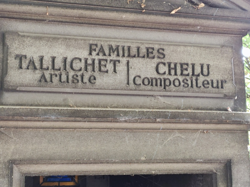 Cimetière du Père Lachaise - APPL - CHELU, Caroline TALLICHET, Mme ...