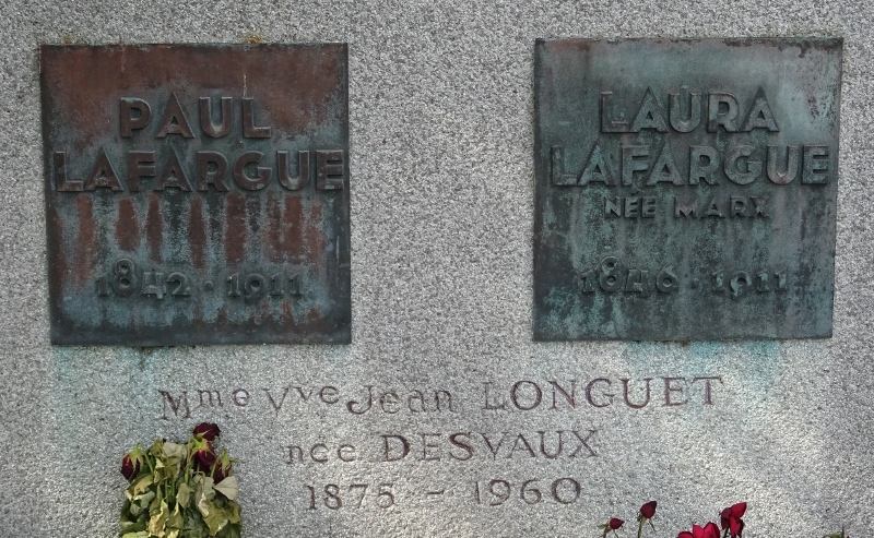Cimetière du Père Lachaise - APPL - LAFARGUE Laura, née MARX (1845-1911)