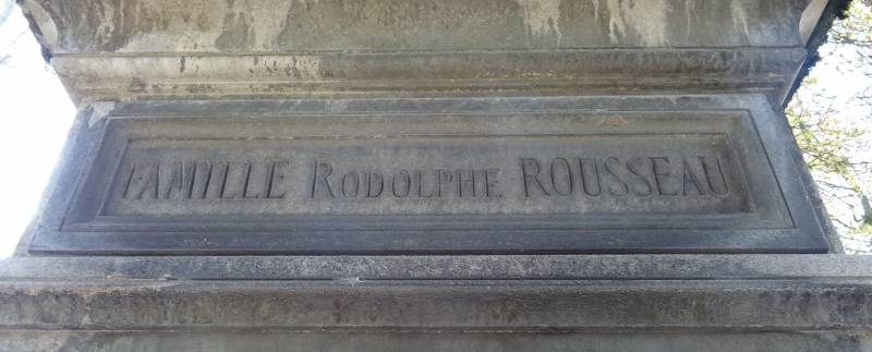 Cimetière du Père Lachaise - APPL - ROUSSEAU Rodolphe (1849-1919)