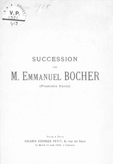Cimetière du Père Lachaise - APPL - BOCHER Emmanuel (1835-1919)