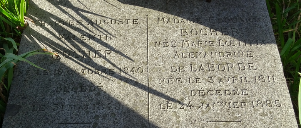 Cimetière du Père Lachaise - APPL - BOCHER Emmanuel (1835-1919)