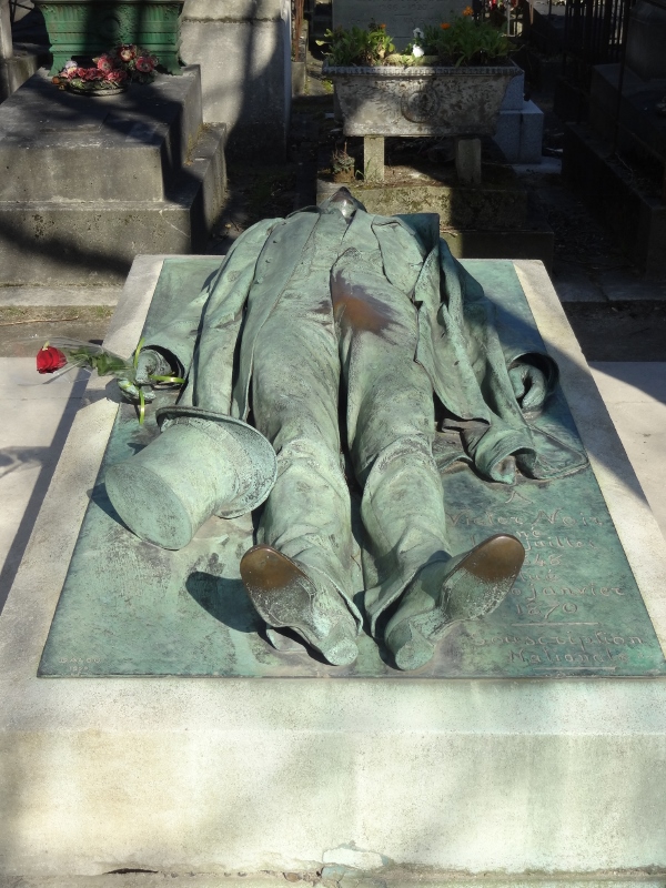 Cimetière du Père Lachaise - APPL - NOIR, Yvan SALMON, dit Victor (1848-1870)