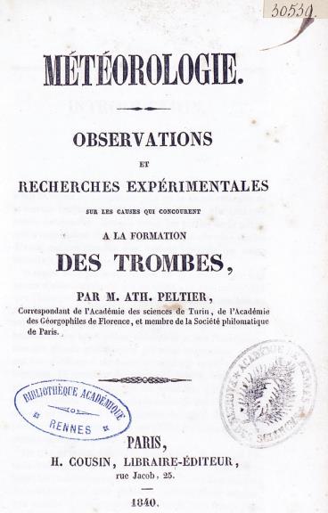Cimetière du Père Lachaise - APPL - PELTIER Jean Charles (1785-1845)