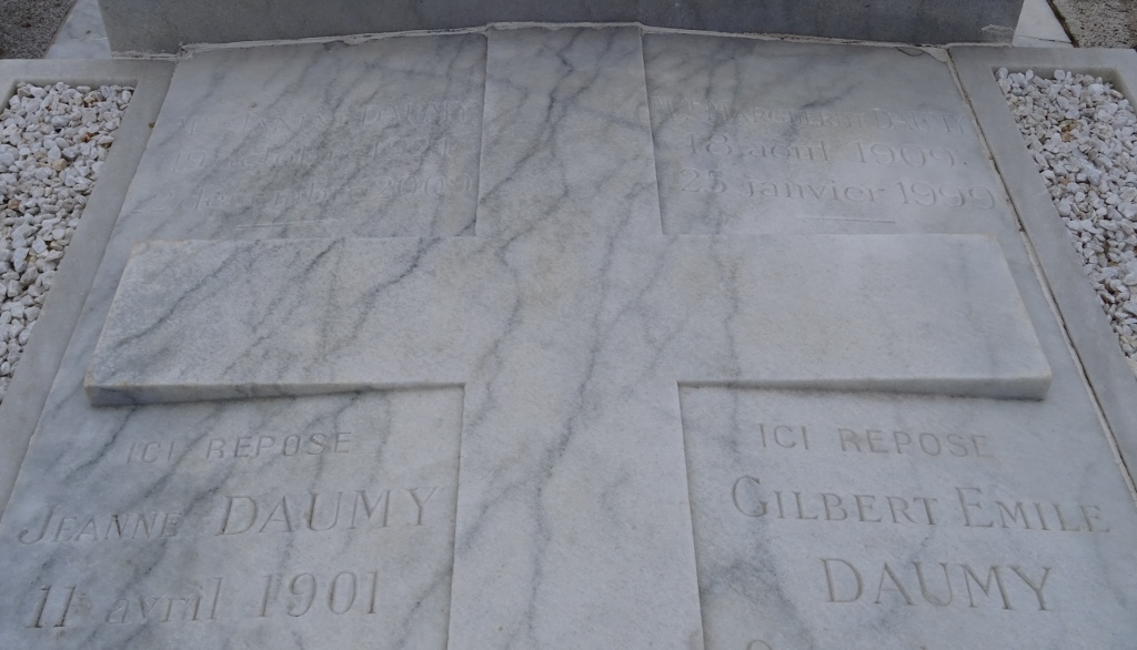 Cimetière du Père Lachaise - APPL - DAUMY Jeanne (1901-1918)