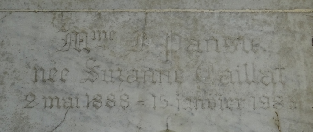 Cimetière du Père Lachaise - APPL - PANSU Jules (1851-1918)