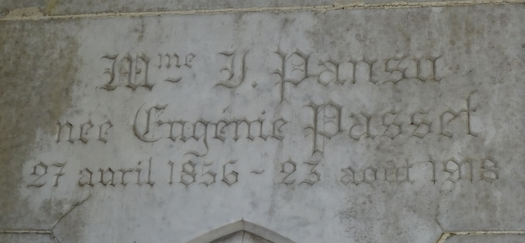 Cimetière du Père Lachaise - APPL - PANSU Jules (1851-1918)