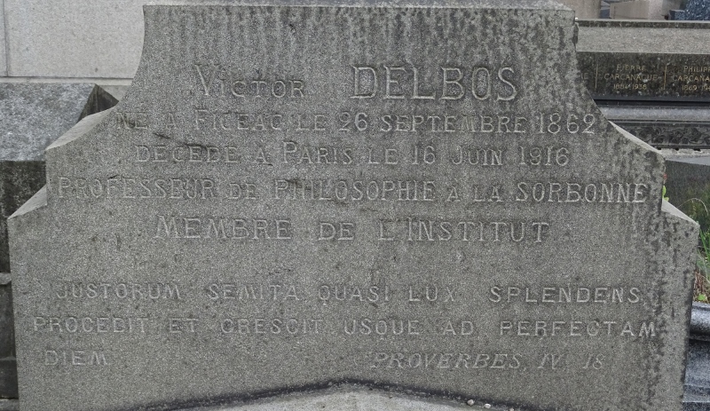 Cimetière du Père Lachaise - APPL - DELBOS Victor (1862-1916)