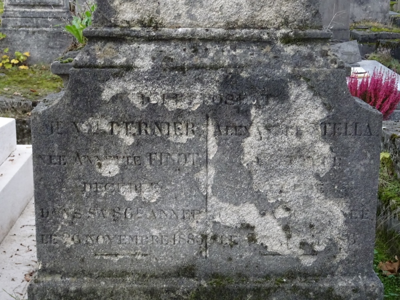 Cimetière du Père Lachaise - APPL - STELLA Alexandre (1850-1886)