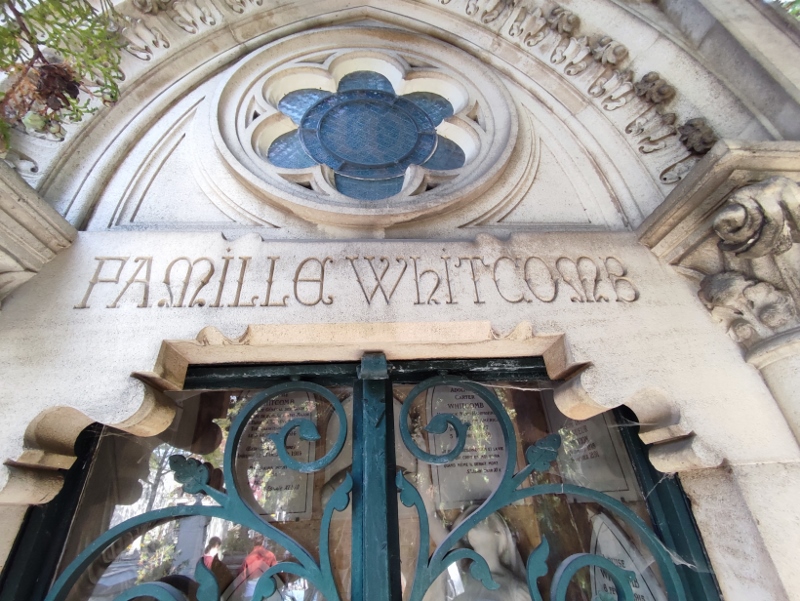 Cimetière du Père Lachaise - APPL - WITHCOMB Adolphus Carter (1827-1888)